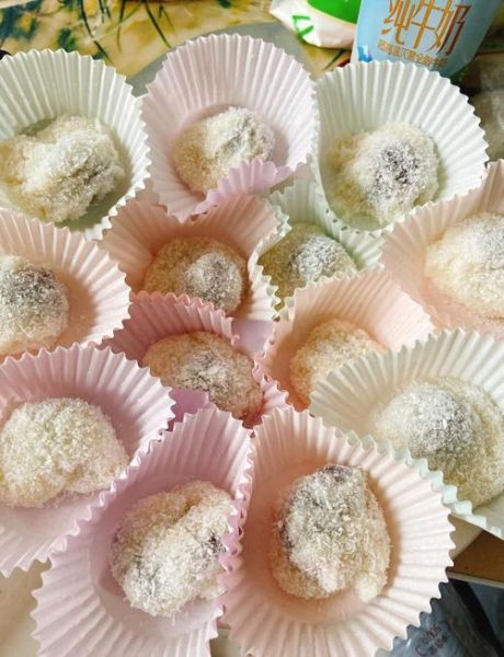 豆沙糯米糍的做法大全_为什么糯米糍会开裂-第1张图片-山城妙识