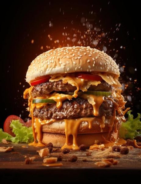 汉堡图片高清真实_如何拍出诱人质感-第1张图片-山城妙识