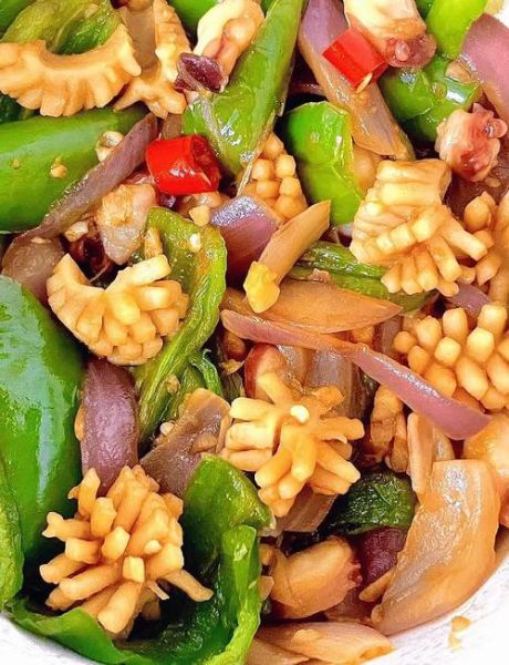 青椒炒鱿鱼怎么炒才嫩_家常做法窍门-第1张图片-山城妙识 青椒炒鱿鱼怎么炒才嫩_家常做法窍门-第1张图片-山城妙识