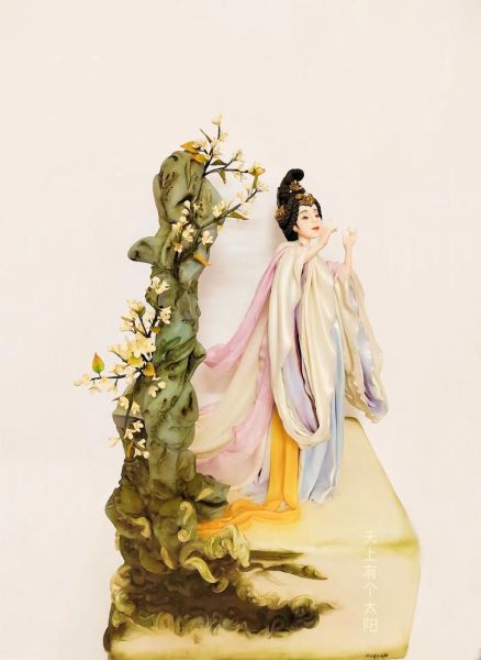 翻糖蛋糕古风美人怎么做_古风美人翻糖蛋糕教程-第3张图片-山城妙识