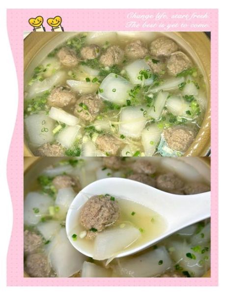 青萝卜丸子汤怎么做_青萝卜丸子汤的家常做法-第1张图片-山城妙识