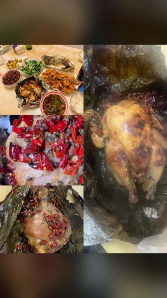 黄泥荷叶叫花鸡怎么做_荷叶黄泥叫花鸡正宗做法-第3张图片-山城妙识