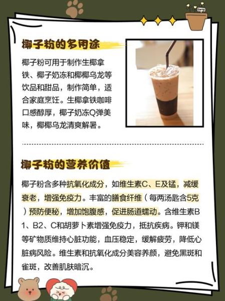 纯椰子粉怎么喝_纯椰子粉的功效与作用-第1张图片-山城妙识