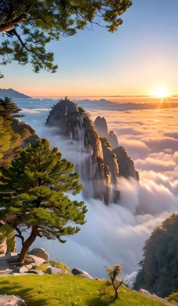 黄山云海图片大全高清_最佳观赏时间-第1张图片-山城妙识 黄山云海图片大全高清_最佳观赏时间-第1张图片-山城妙识