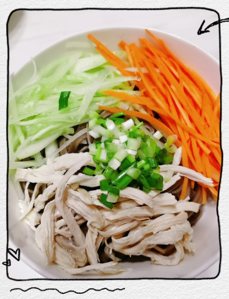 鸡丝面条怎么做好吃又简单_鸡丝面条的家常做法-第2张图片-山城妙识