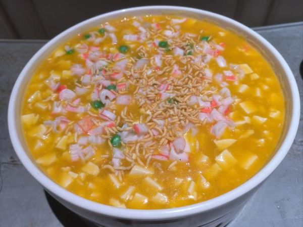 蟹黄豆花羹怎么做_蟹黄豆花羹的家常做法-第1张图片-山城妙识