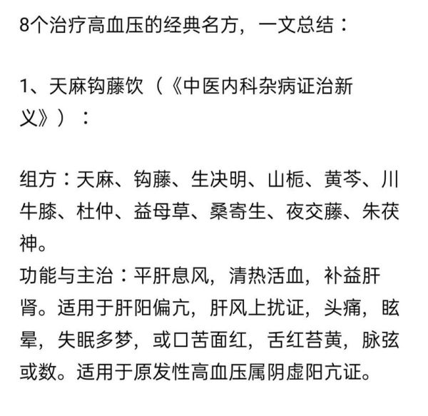 高血压偏方真的有效吗_永不复发可能吗-第3张图片-山城妙识