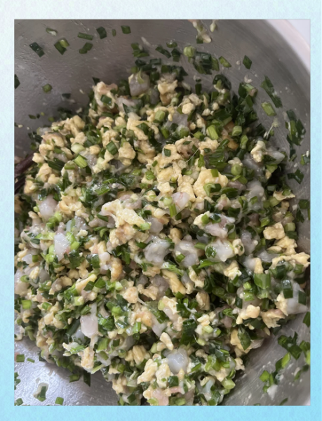 韭菜鸡蛋虾仁馅怎么调_韭菜鸡蛋虾仁馅要不要焯水-第1张图片-山城妙识