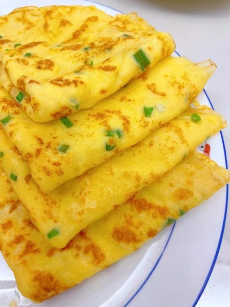 葱花鸡蛋饼怎么做_家常做法步骤-第1张图片-山城妙识