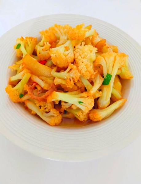 菜花炒肉怎么炒好吃_菜花炒肉家常做法步骤-第1张图片-山城妙识