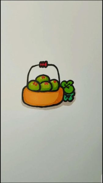 青团子怎么画简笔画_青团子简笔画步骤-第1张图片-山城妙识