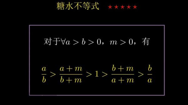 糖水不等式怎么用_糖水不等式在数学竞赛中的应用-第1张图片-山城妙识