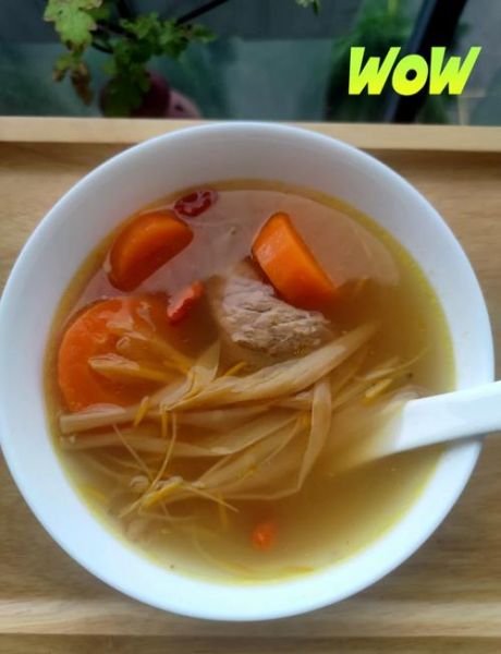 黄花菜打汤怎么做_黄花菜汤去苦味技巧-第1张图片-山城妙识