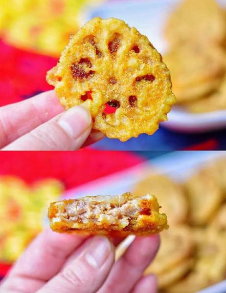 藕夹怎么炸才酥脆_藕夹馅料怎么调才香-第1张图片-山城妙识