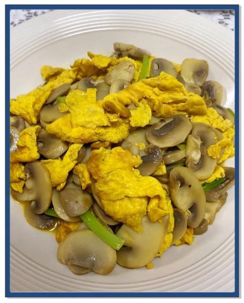蘑菇炒鸡蛋怎么做才好吃_蘑菇炒鸡蛋的家常做法-第3张图片-山城妙识