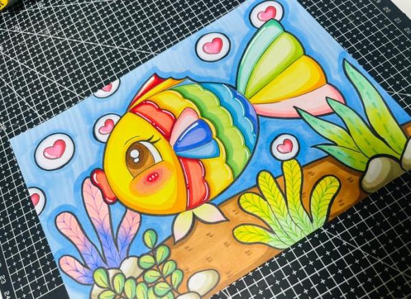 鱼简笔画涂色_怎么画好看又简单-第2张图片-山城妙识 鱼简笔画涂色_怎么画好看又简单-第2张图片-山城妙识