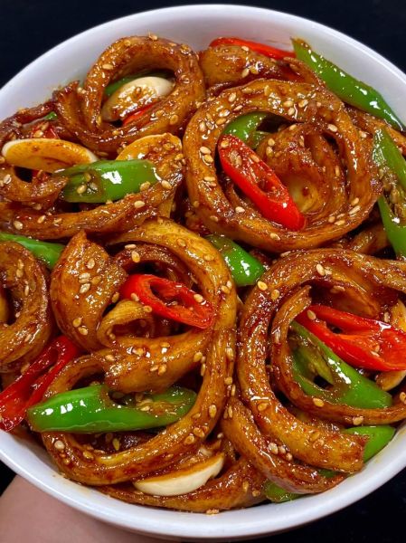 孜然炒面筋怎么做好吃_家常做法步骤-第1张图片-山城妙识