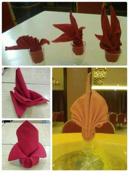 西餐盘花怎么折_简单折法步骤-第3张图片-山城妙识