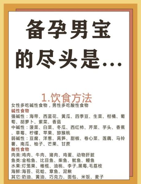 强碱性食物有哪些_备孕男孩怎么吃-第1张图片-山城妙识