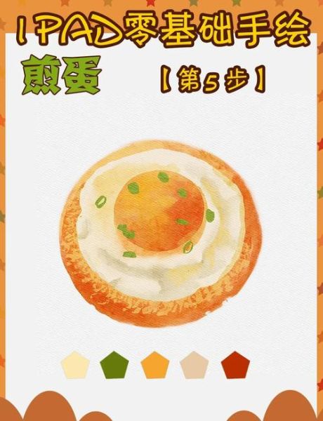 煎鸡蛋简笔画怎么画_煎鸡蛋简笔画步骤-第1张图片-山城妙识