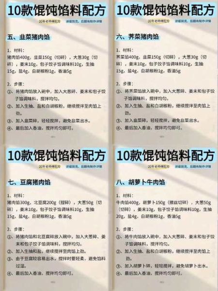 馄饨馅料有哪些_馄饨馅怎么调才好吃-第3张图片-山城妙识