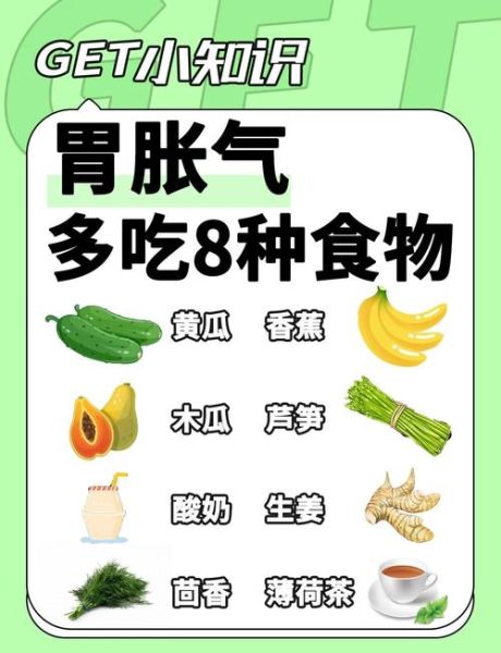 胃胀气吃什么食物排气_胃胀气怎么快速排气-第1张图片-山城妙识