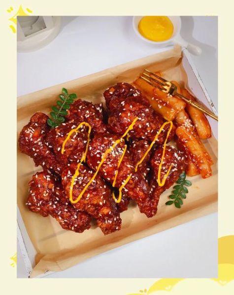 韩式炸鸡图片高清_怎么拍出酥脆质感-第1张图片-山城妙识