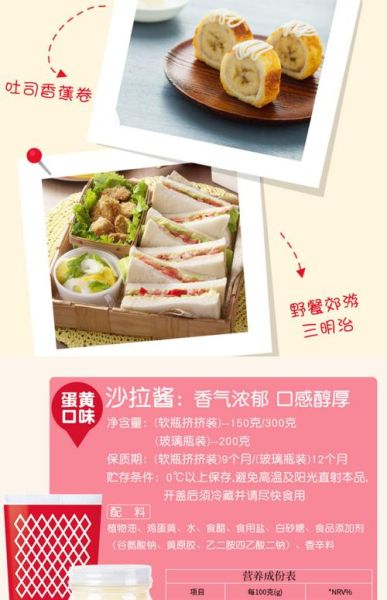 丘比沙拉酱蛋黄口味怎么吃_早餐搭配推荐-第1张图片-山城妙识