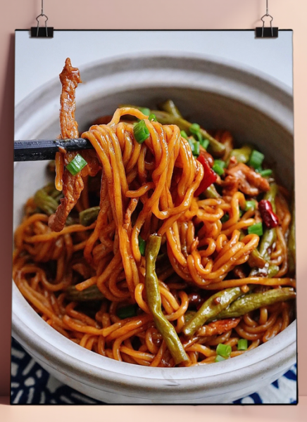 豆角焖面怎么不粘锅_豆角焖面面条不粘连技巧-第1张图片-山城妙识