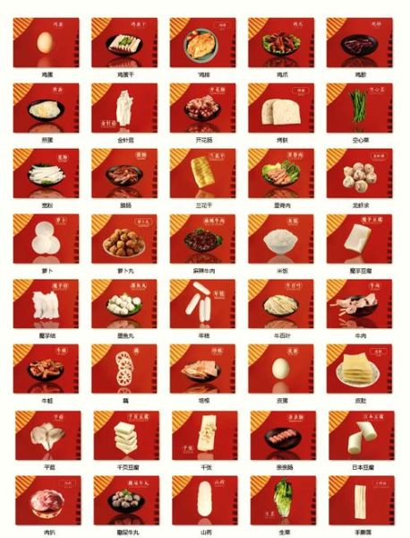 麻辣烫食材有哪些_麻辣烫菜单大全-第3张图片-山城妙识