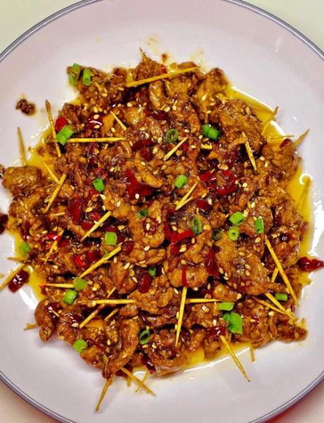 香辣牙签牛肉要炸多久_牙签牛肉炸几分钟才脆-第1张图片-山城妙识 香辣牙签牛肉要炸多久_牙签牛肉炸几分钟才脆-第1张图片-山城妙识