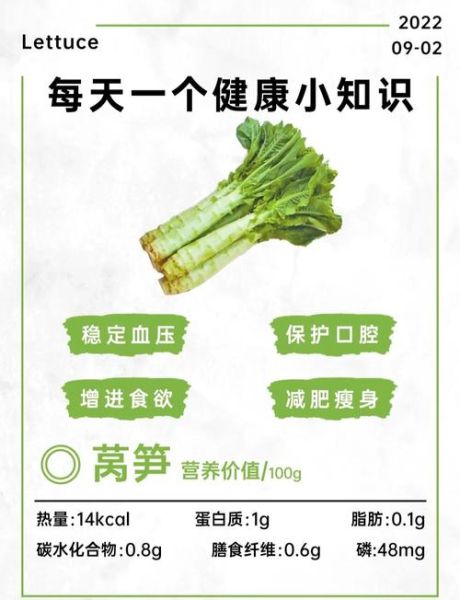 莴笋热量是多少_莴笋减肥能吃吗-第3张图片-山城妙识