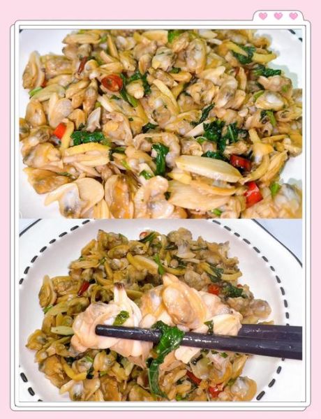 花甲肉怎么炒才好吃_花甲肉的家常做法-第1张图片-山城妙识