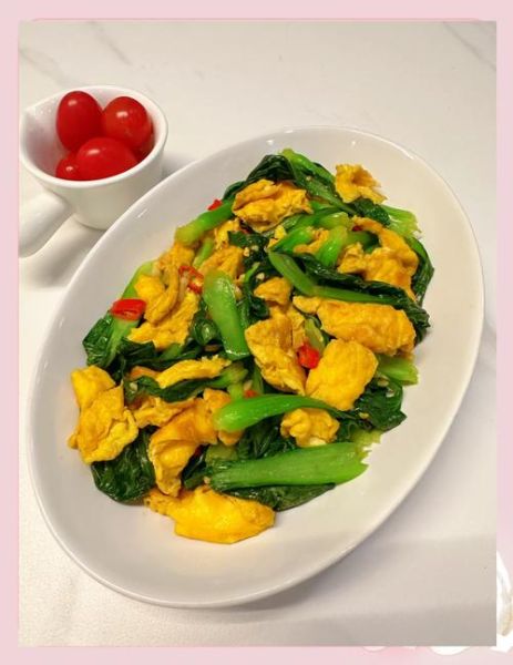 青菜炒鸡蛋怎么炒好吃_青菜炒鸡蛋热量高吗-第1张图片-山城妙识