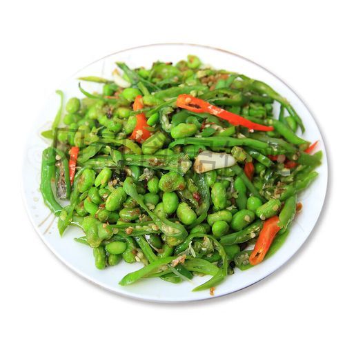 青椒炒毛豆怎么做_青椒炒毛豆家常做法-第3张图片-山城妙识