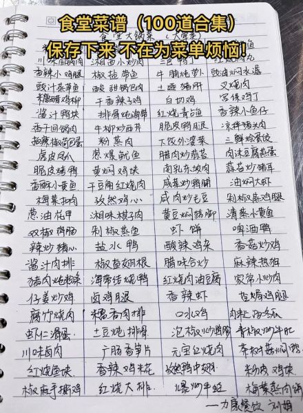 食堂100大锅菜菜谱_怎么做才好吃-第1张图片-山城妙识