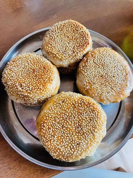 芝麻烧饼怎么做_芝麻烧饼为什么酥脆-第3张图片-山城妙识