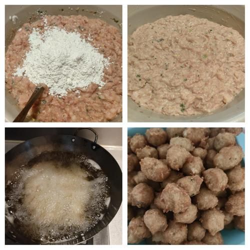 炸丸子怎么做_猪肉250g配方比例-第1张图片-山城妙识