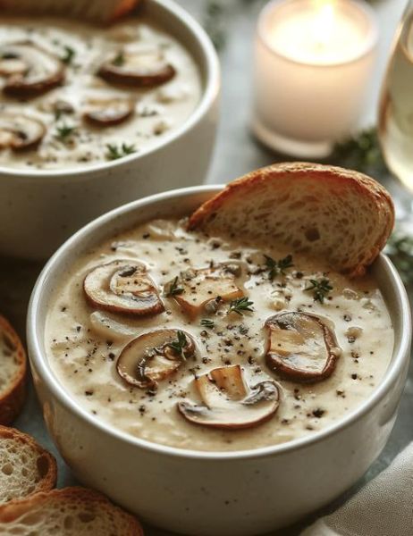 酥皮奶油蘑菇汤怎么做_酥皮奶油蘑菇汤热量高吗-第2张图片-山城妙识