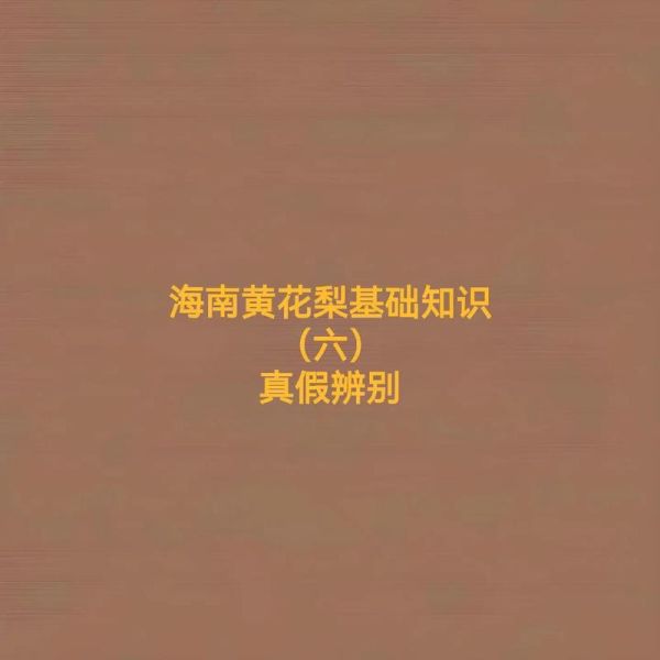 黄花梨木图片真假辨别_如何鉴别海南黄花梨-第3张图片-山城妙识