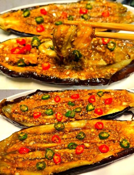 烤茄子图片大全高清_烤茄子怎么做才好吃-第1张图片-山城妙识