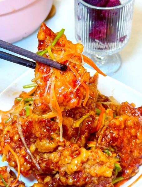 锅包肉怎么炸会蓬松酥脆_锅包肉挂糊比例-第1张图片-山城妙识