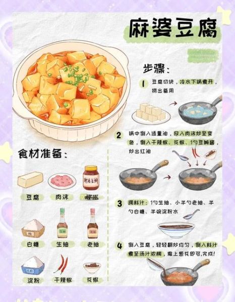 麻婆豆腐手绘教程_麻婆豆腐怎么画才像真的-第1张图片-山城妙识 麻婆豆腐手绘教程_麻婆豆腐怎么画才像真的-第1张图片-山城妙识