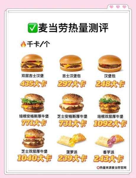 麦当劳热量查询_怎么吃不胖-第1张图片-山城妙识 麦当劳热量查询_怎么吃不胖-第1张图片-山城妙识