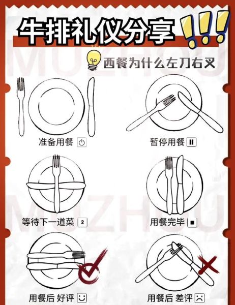 西餐刀叉的正确使用方法_刀叉摆放顺序-第2张图片-山城妙识