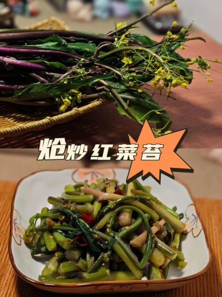 清炒红菜苔怎么做_红菜苔焯水还是不焯水-第3张图片-山城妙识