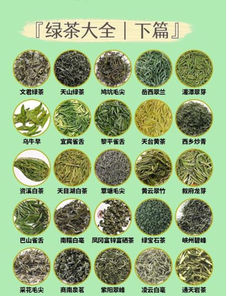 绿茶有哪些茶_绿茶品种大全及区别-第1张图片-山城妙识