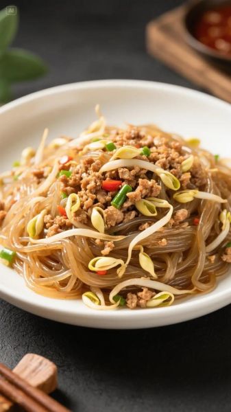 肉炒粉条怎么做_粉条不坨不粘锅技巧-第2张图片-山城妙识