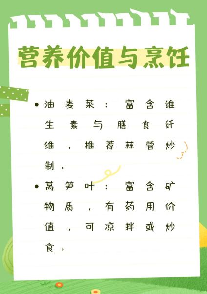 莴笋叶和油麦菜的区别_哪个更有营养-第3张图片-山城妙识