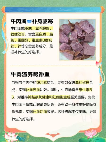 牛肉汤的功效与作用_牛肉汤怎么喝最补-第1张图片-山城妙识